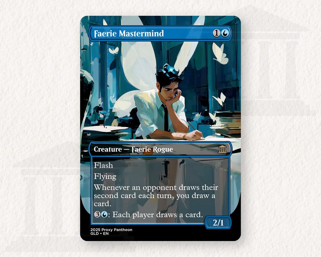 Faerie Mastermind | Proxy Card - Etsy