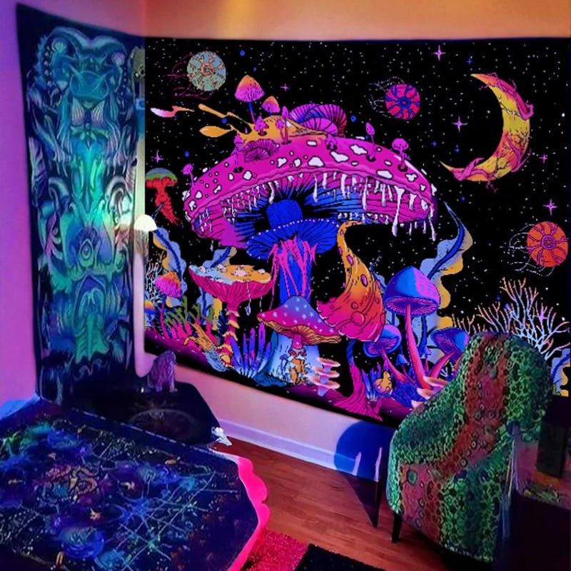 Fluorescent Blacklight Posters - Etsy