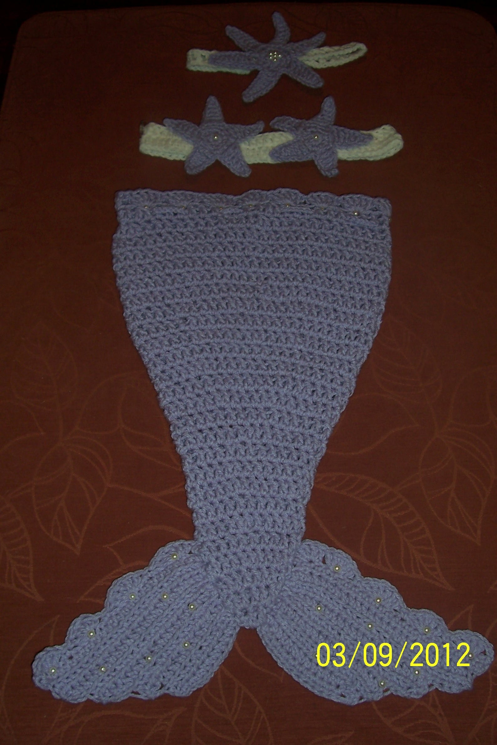 Digital Pattern PDF, Crochet Baby Mermaid Pattern, Baby Mermaid Outfit ...