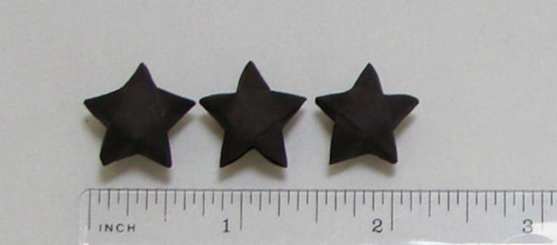 Lucky Stars Paper Strips : Matte Black 50 or 100 Strips - Etsy