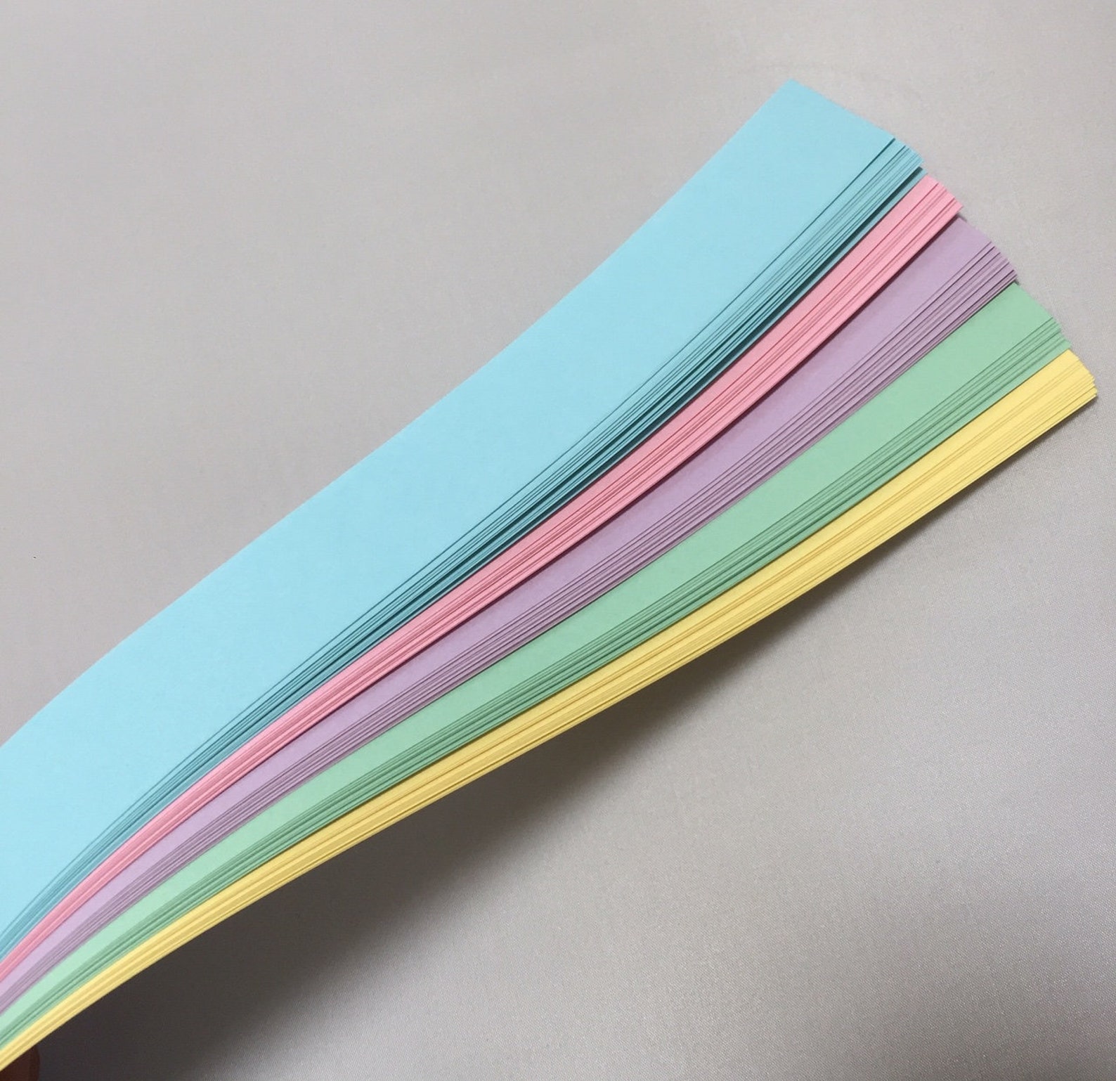 Paper Strips for Arts & Crafts. Pastel Color Paper Strips. - Etsy