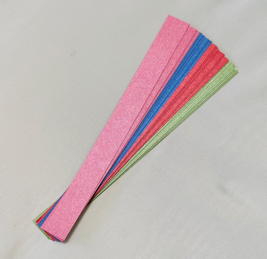 Paper Strips for Arts and Crafts. Metallic Paper Strips a Little ...