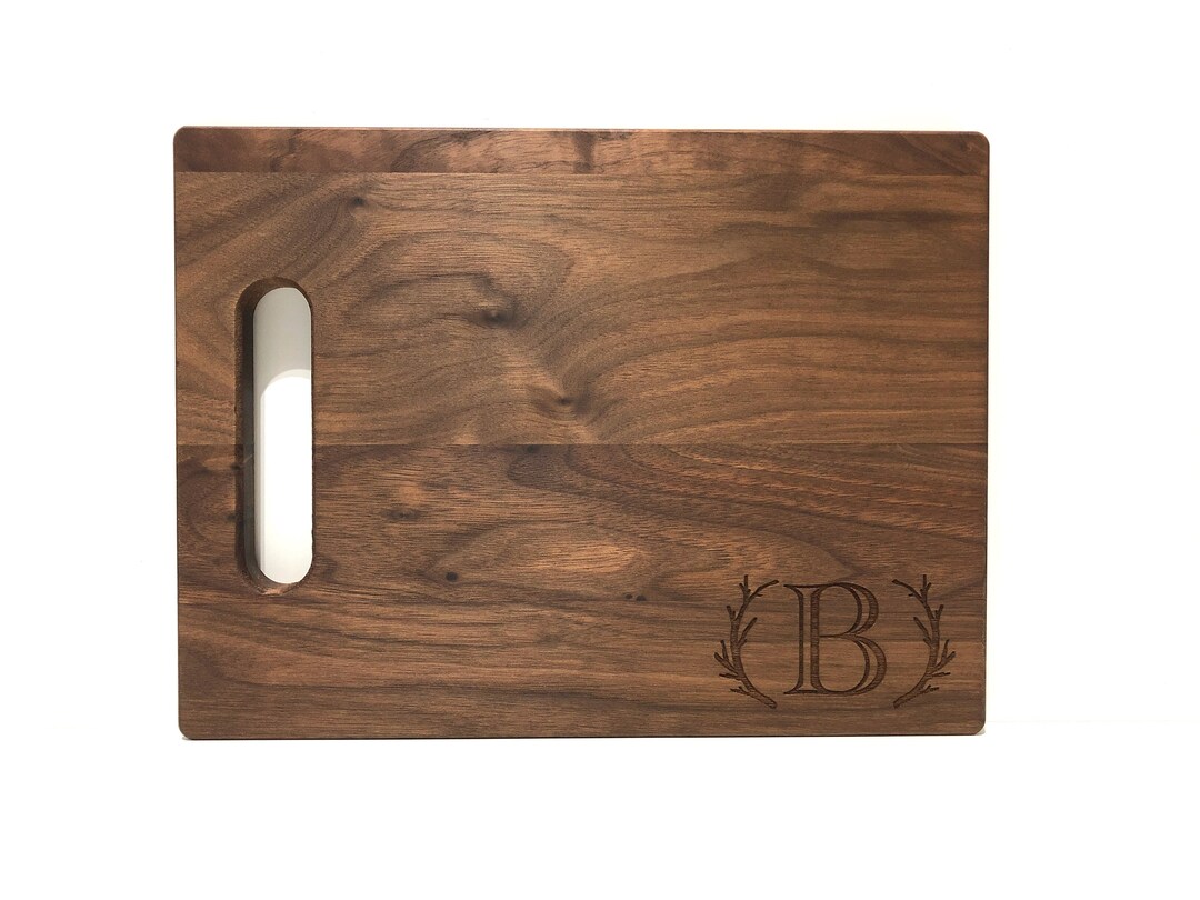 Laser-engraved Walnut Personalized Cutting Board - Etsy