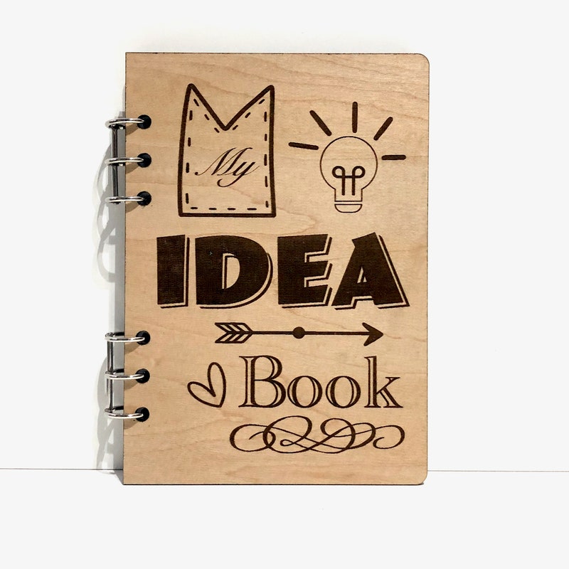 Wood Notebook - Etsy