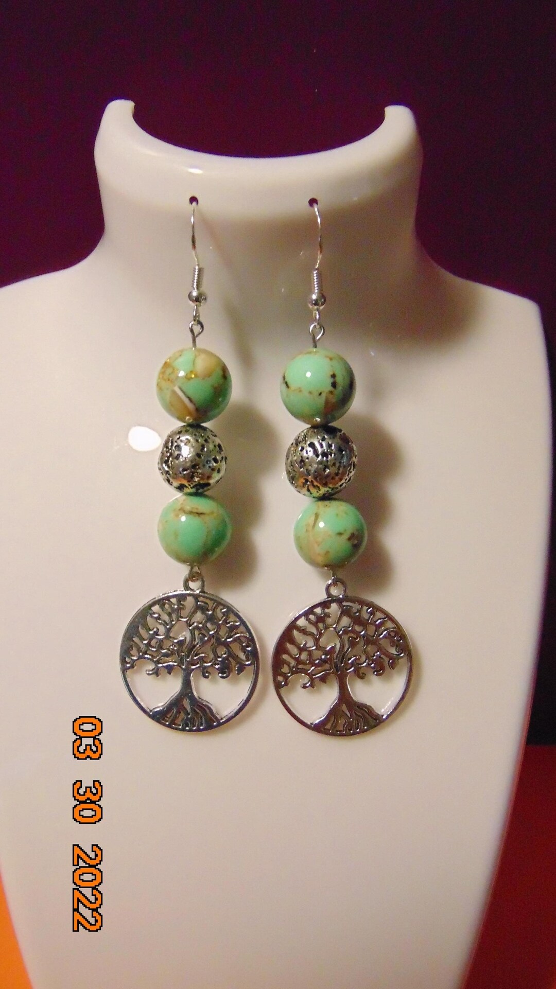 Tree of Life Tribal Symbol Charm Dangle Earrings - Etsy