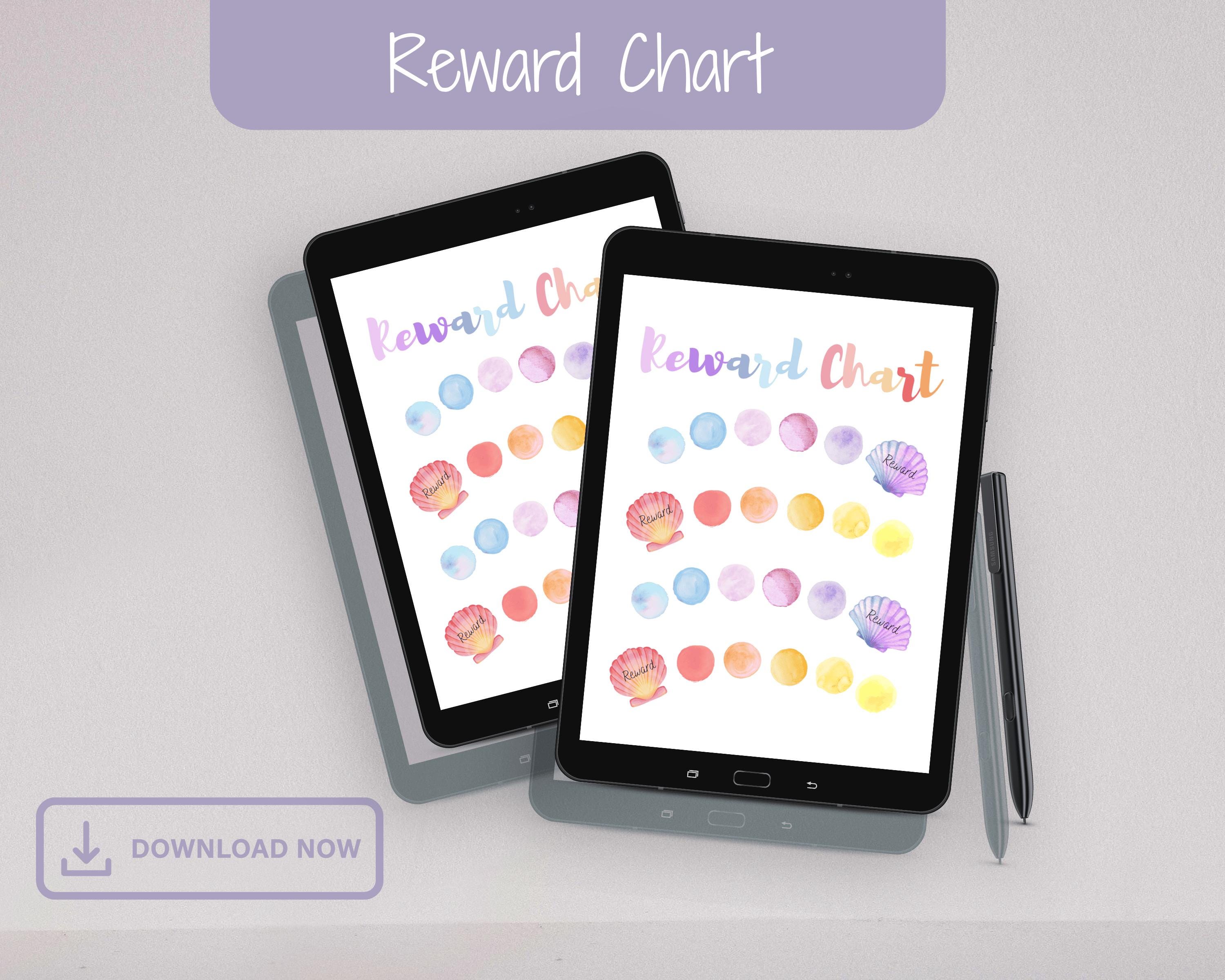 Kids Reward Chart - Under the Sea Printable Chart – Watercolor Reward ...