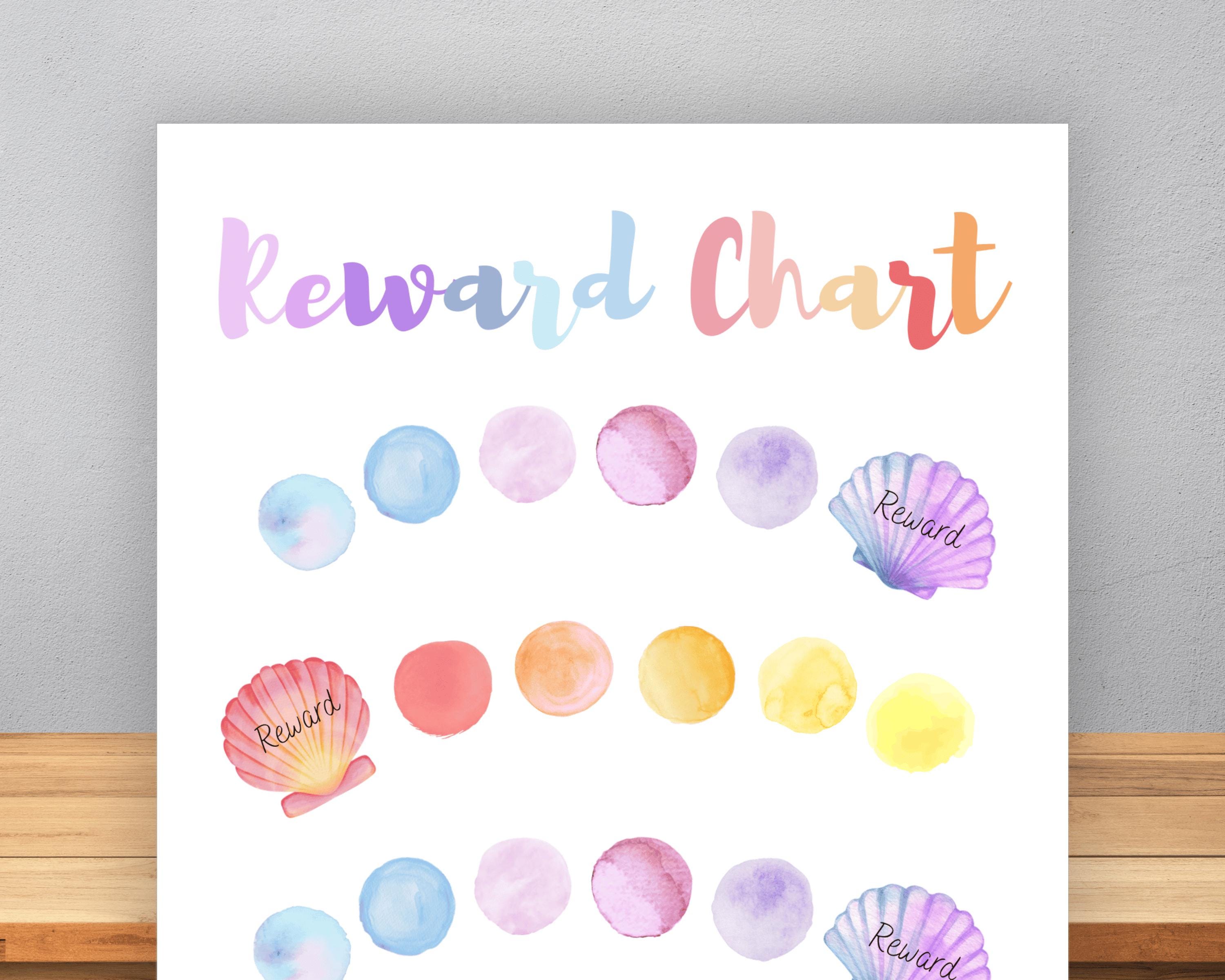 Kids Reward Chart - Under the Sea Printable Chart – Watercolor Reward ...