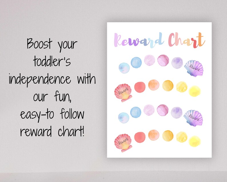 Kids Reward Chart - Under the Sea Printable Chart – Watercolor Reward ...