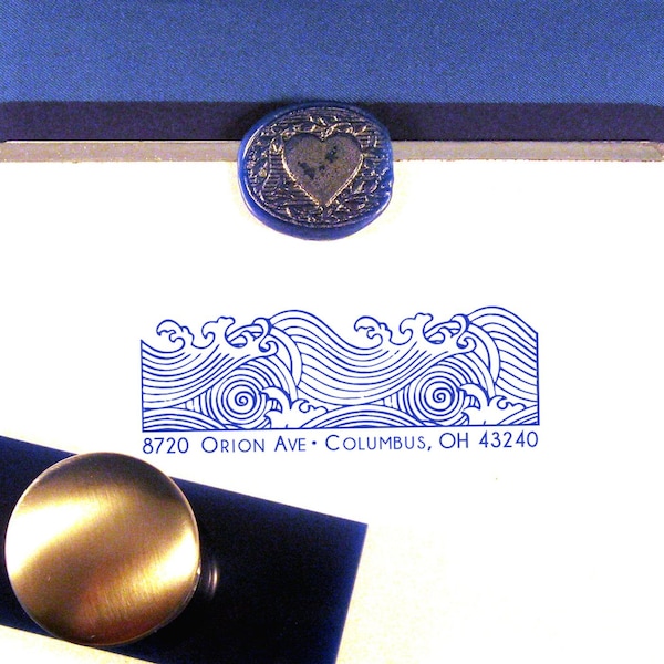 Beach Rubber Stamp - Etsy