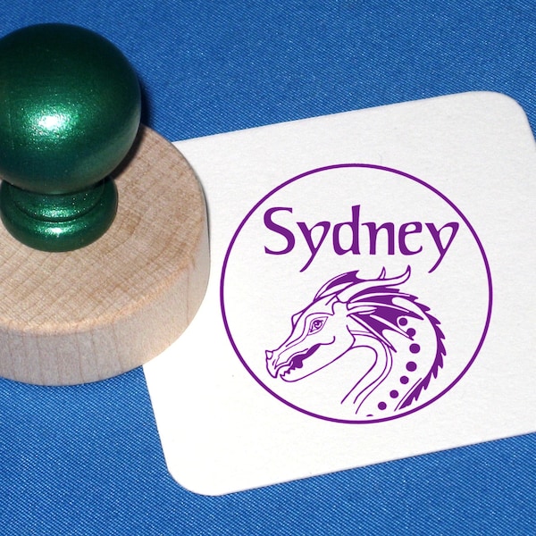Dragon Stamp - Etsy
