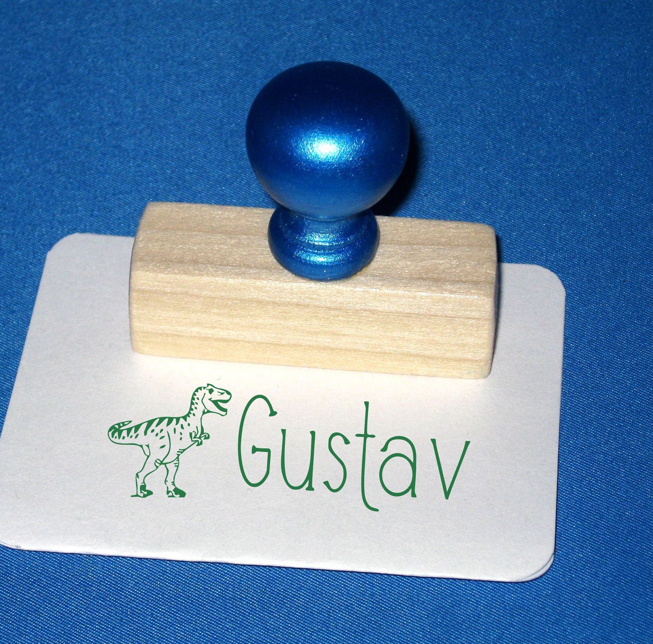 Dinosaur Stamp Self Inking Kids Stamp Dinosaur Name Stamp | Etsy