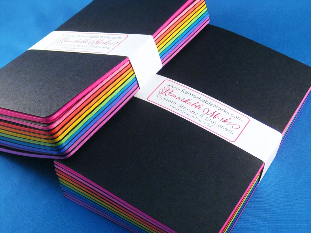 Set of 10 Rainbow Journals, Rainbow Colored Journal Set, Large Size ...
