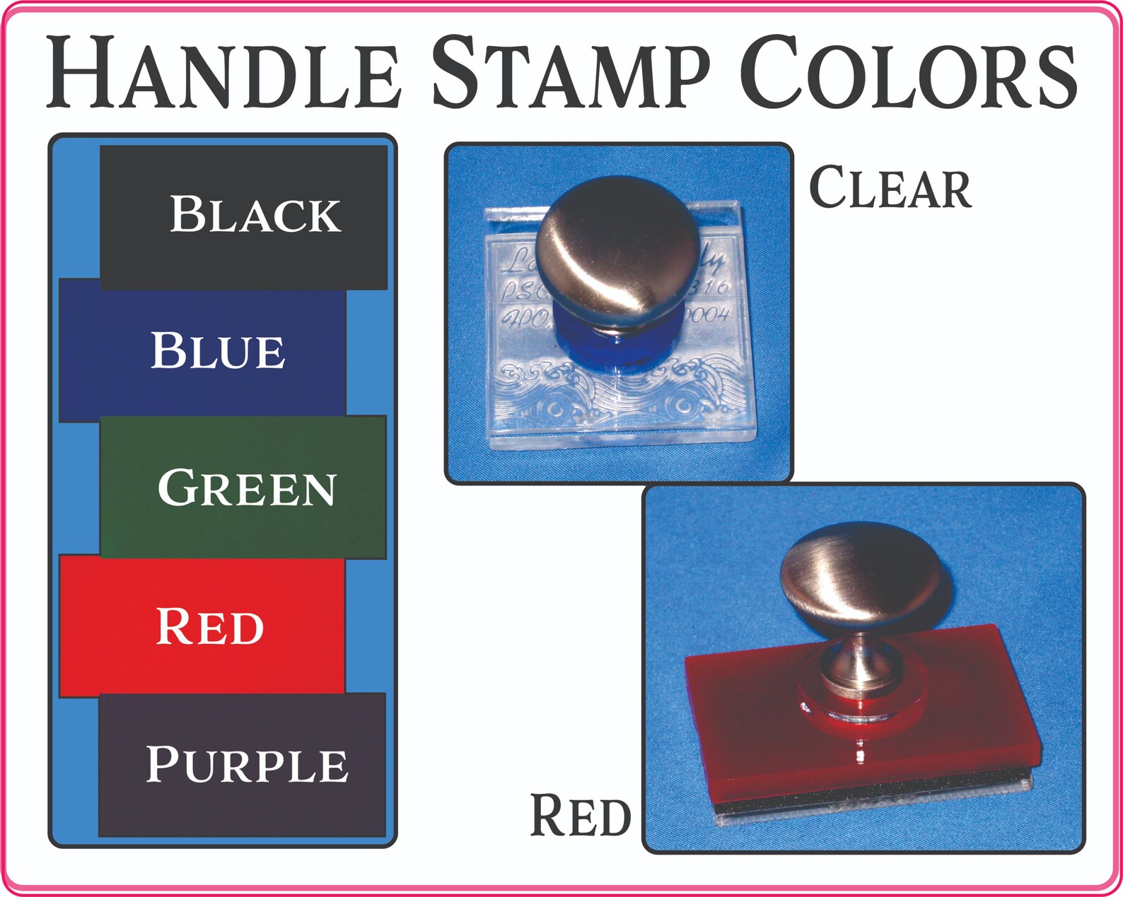 Custom Personalized Craftsman Style Font Self Inking Return - Etsy