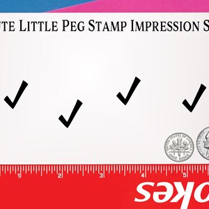 Checkmark Stamp, Little Check Mark Rubber Stamp, Check Mark Stamp, Tick ...