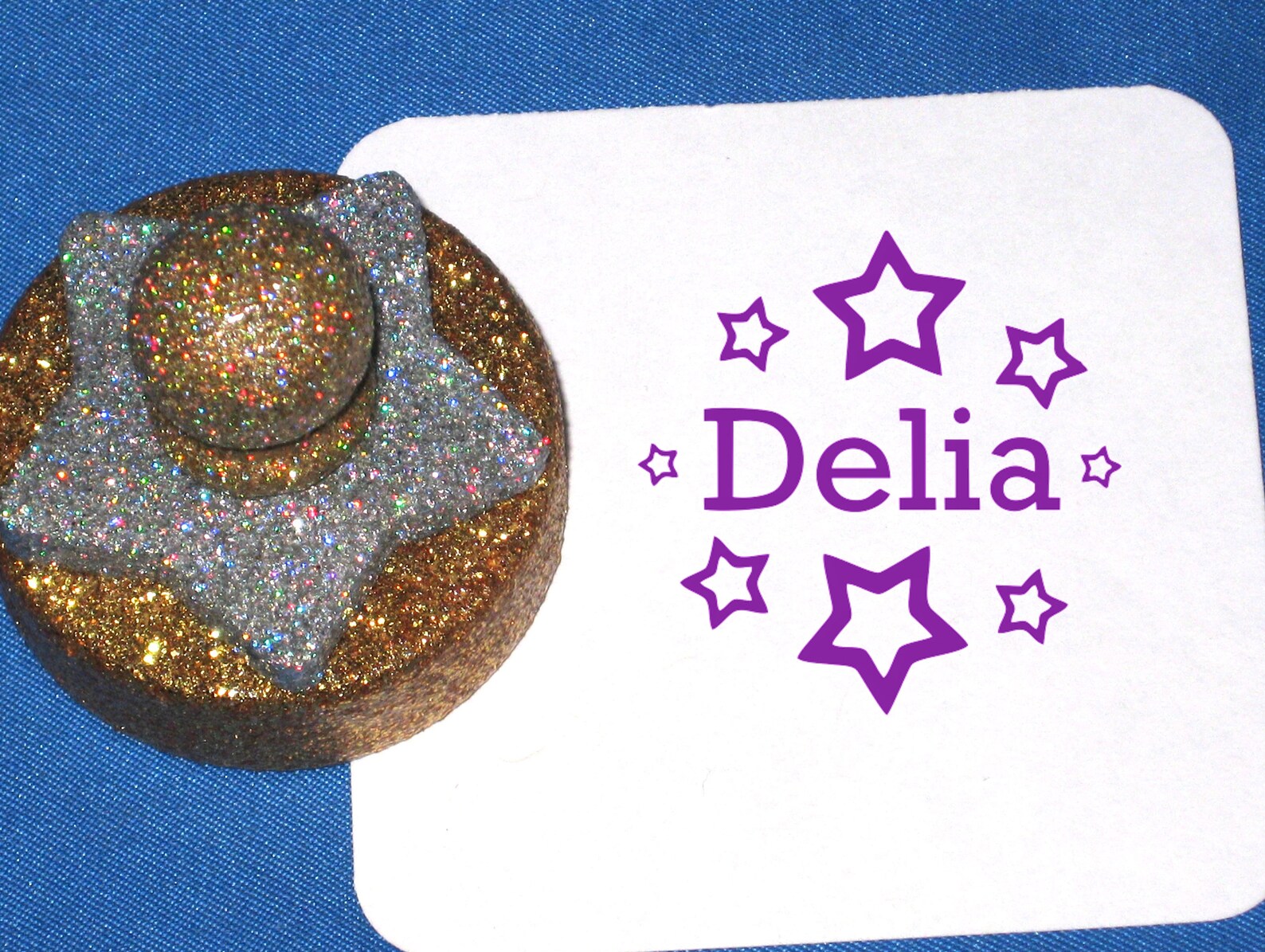 Star Name Stamp Kids Custom Stamp Kids Stationery - Etsy