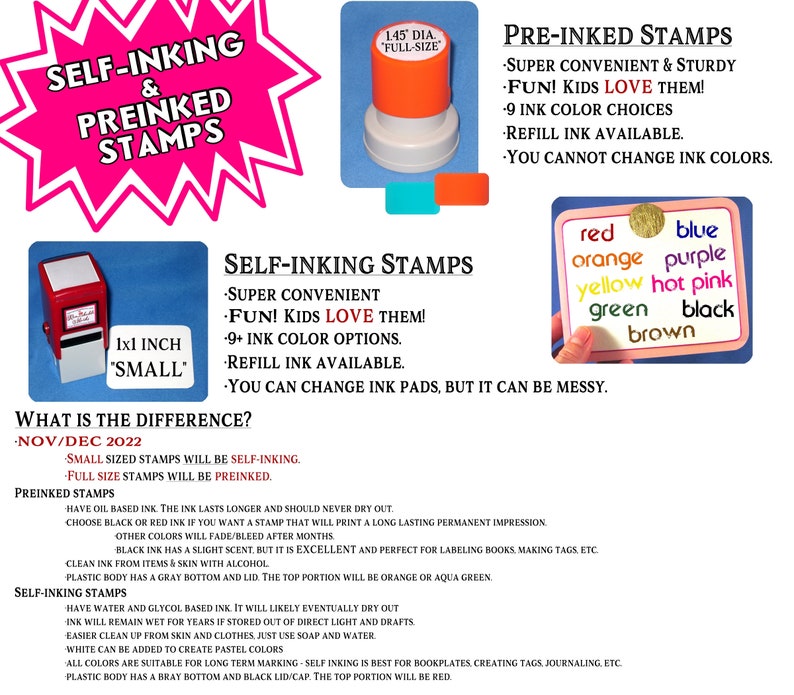 Star Name Stamp Kids Custom Stamp Kids Stationery - Etsy