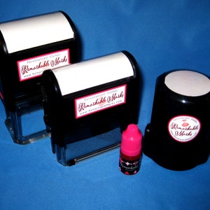 Waves Address Stamp, Beachfront Wave Ocean Address Stamp, Self-inking ...