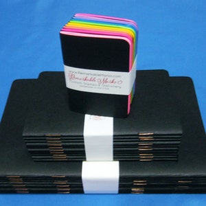 Set of 10 Rainbow Journals, Rainbow Colored Journal Set, Large Size ...