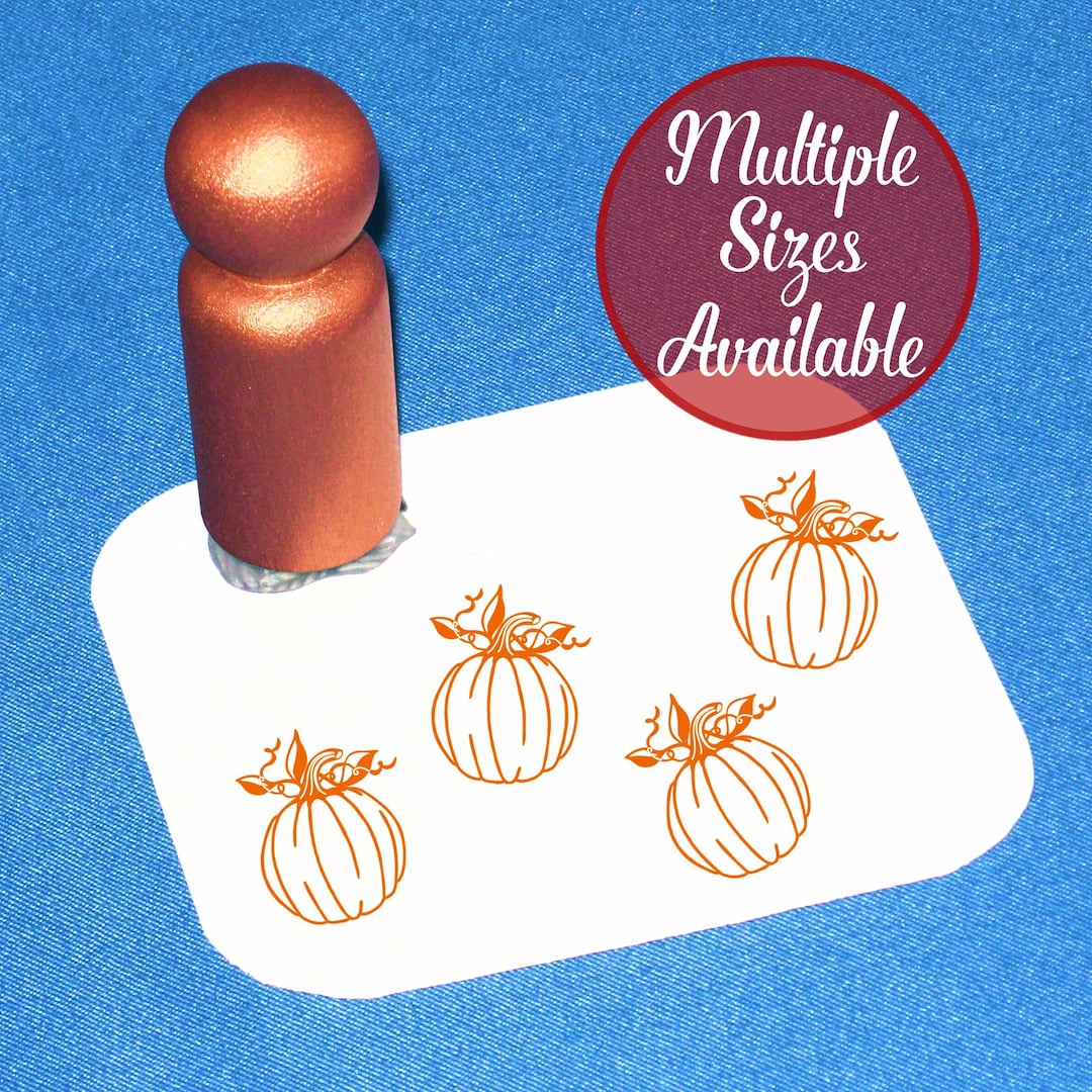 Pumpkin Stamp Little Pumpkin Rubber Stamp Halloween Pumpkin Planner ...
