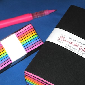 Set of 10 Rainbow Journals, Rainbow Colored Journal Set, Large Size ...