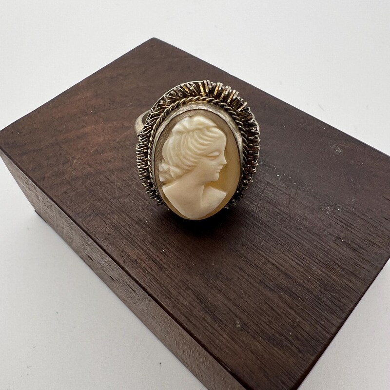Carved Shell Ring - Etsy