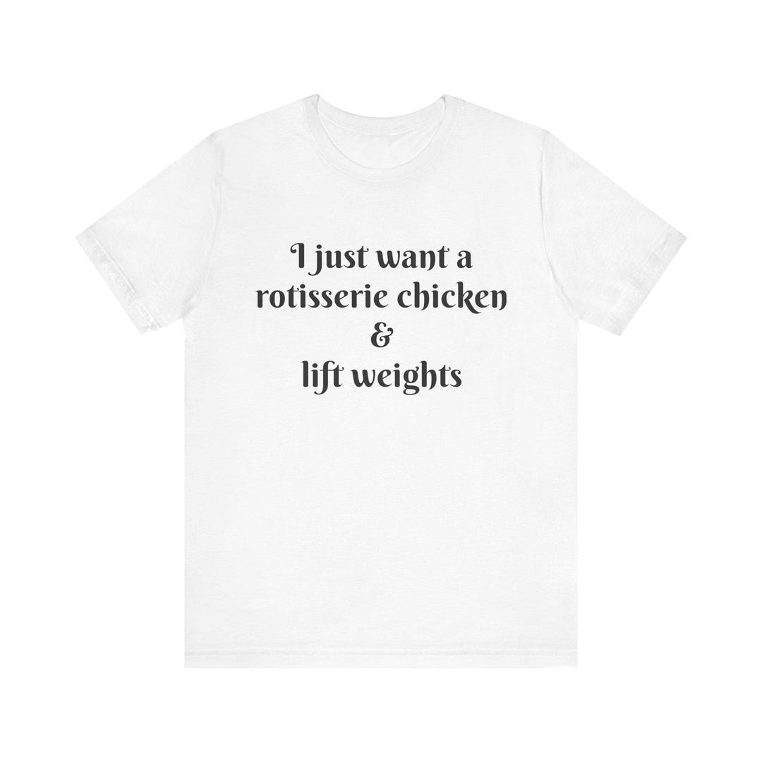 Rotisserie Chicken & Lift Weights - Etsy