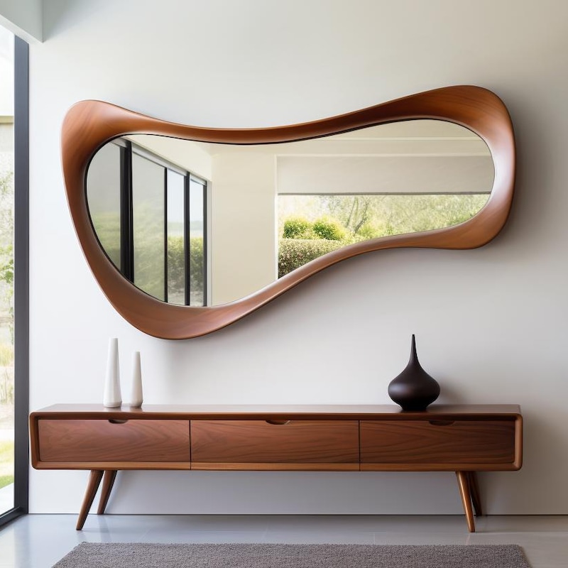 Organic Shaped Mirror Frame - Etsy