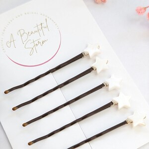 Star Hair Pin Set for Brides | Star Bobby Pins | Celestial Wedding ...