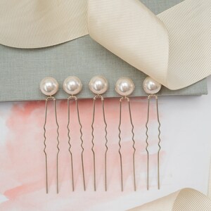 Big Pearl Hair Pins, Large Bridal Hair Pins, Big Pearl Wedding ...