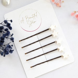 Star Hair Pin Set for Brides | Star Bobby Pins | Celestial Wedding ...