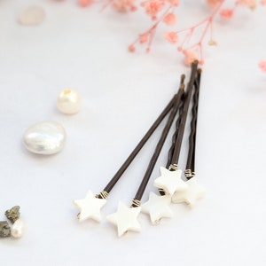Star Hair Pin Set for Brides | Star Bobby Pins | Celestial Wedding ...