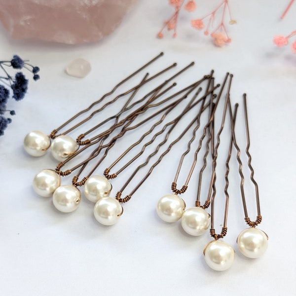 Pearl Hair Pins - Etsy