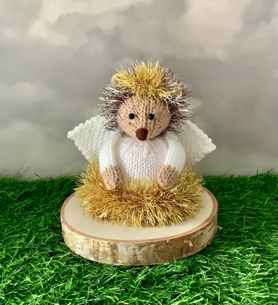 Angel Hedgehog Chocolate Orange Cover Knitting Pattern - Etsy UK