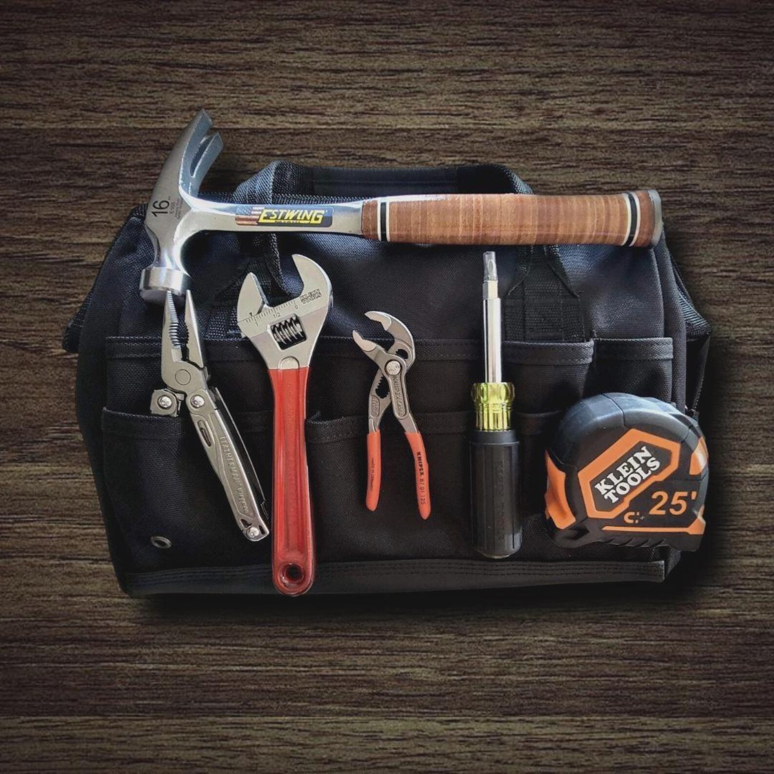 Carhartt 14" Tool Bag Gift Set – Estwing Hammer, Klein, Knipex ...