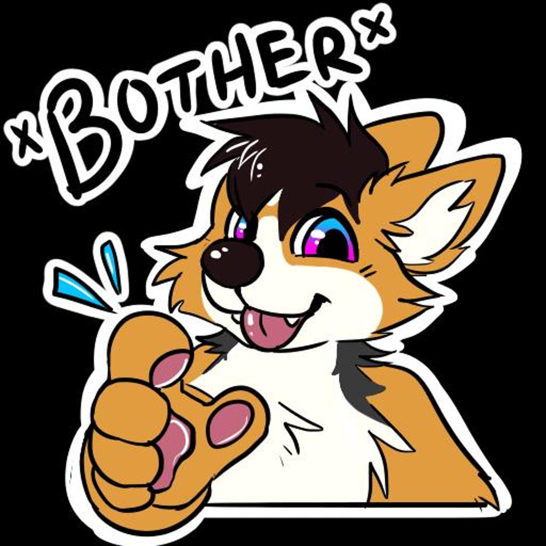 Ych Furry Canine Arcadec0re Sticker Pack Ych - Etsy