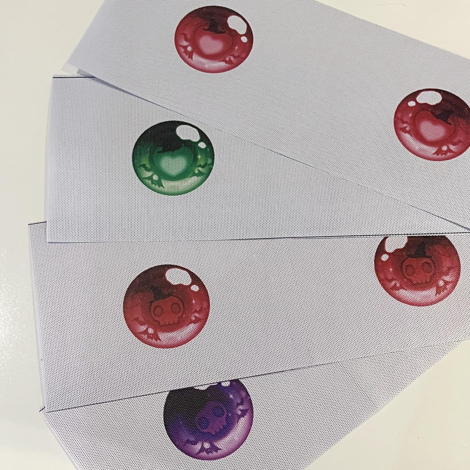 Halloween Furry Eye Lenses Transparent Plastic DIY Accessory for ...