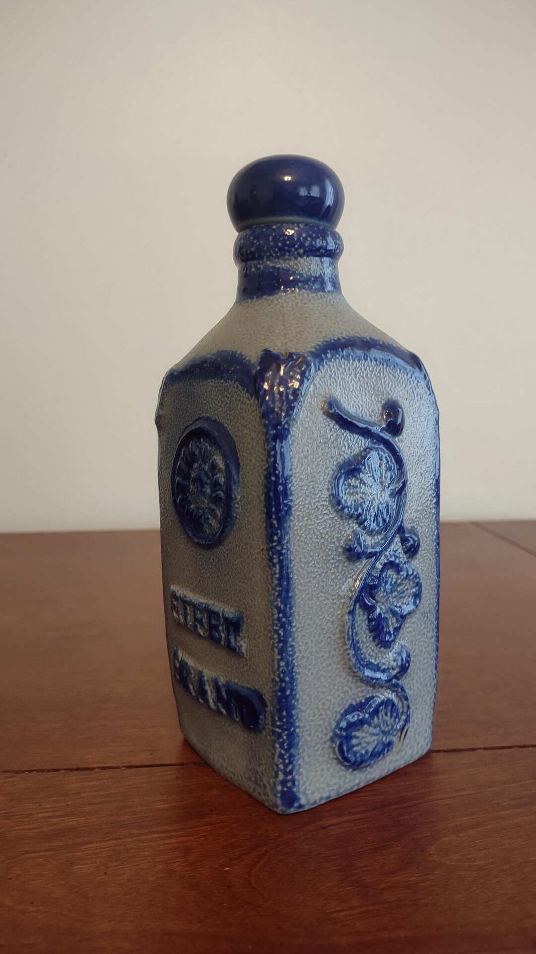Vintage Salt Glaze Brandy Decanter From Plewa Pottery, Germany - Etsy