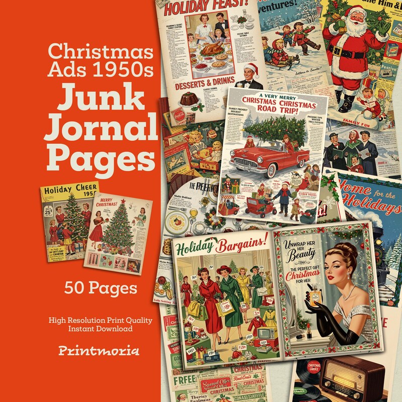 1950s Christmas - Etsy