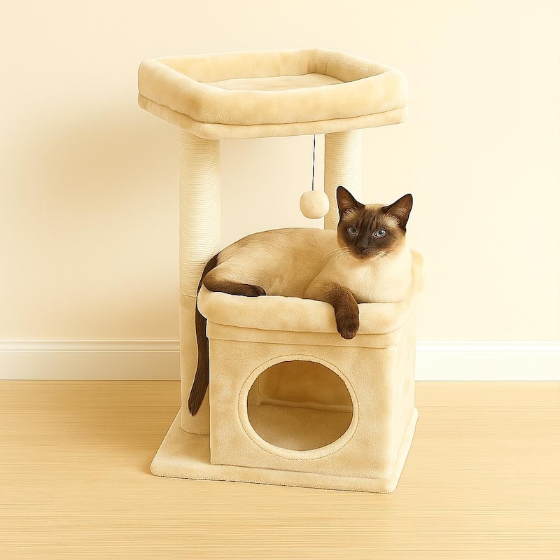 Cat Tower for One Cats - Etsy