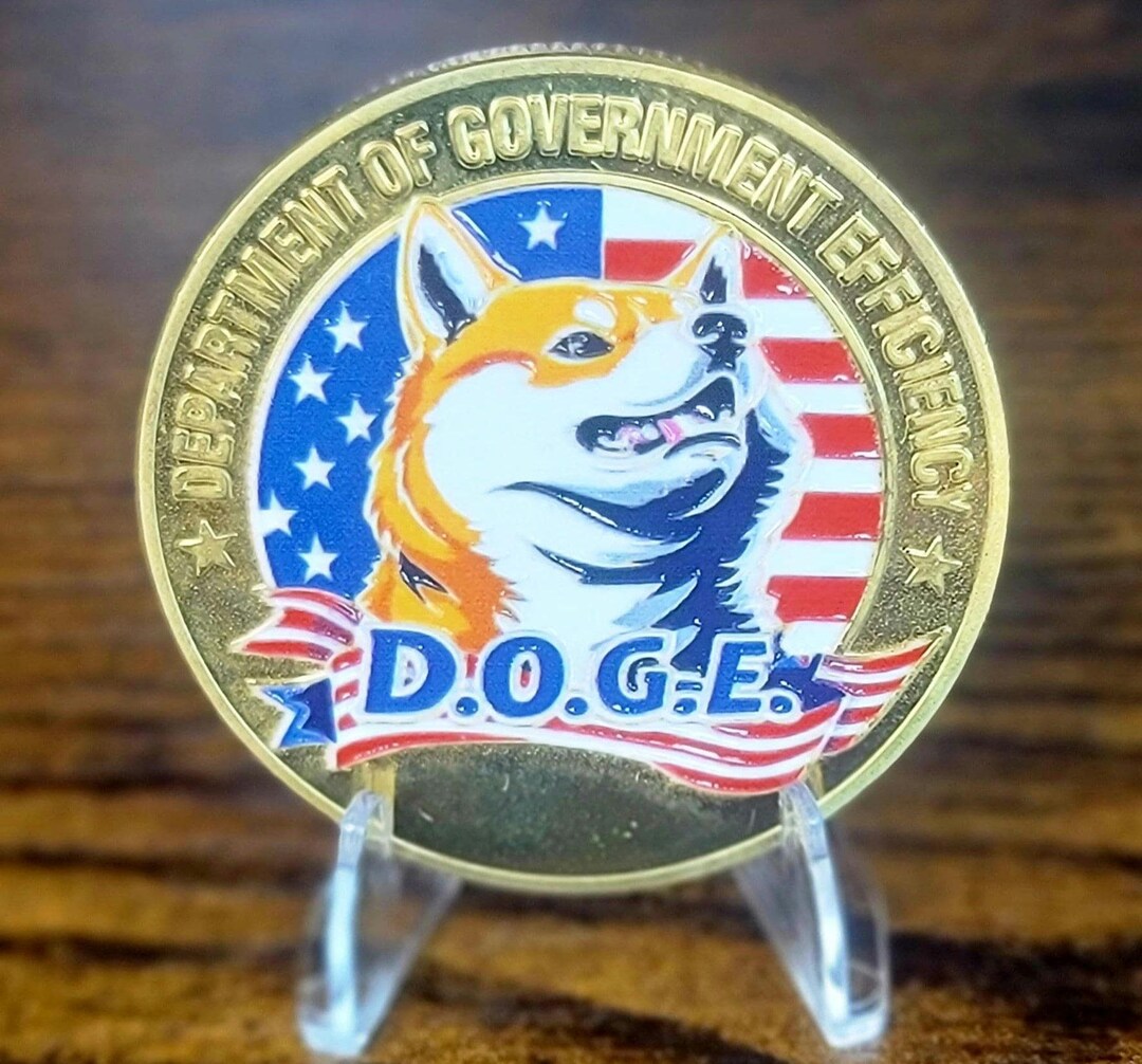 DOGE, Department Od Government Efficiency, Challenge Coin - Etsy
