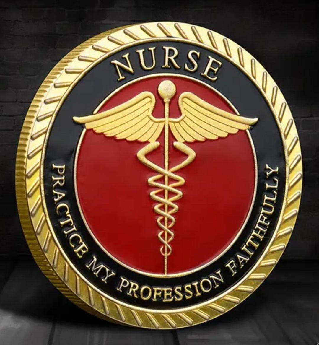 Nurse, Practice My Profession Faithfully, Nurses Prayer, Challenge Coin ...