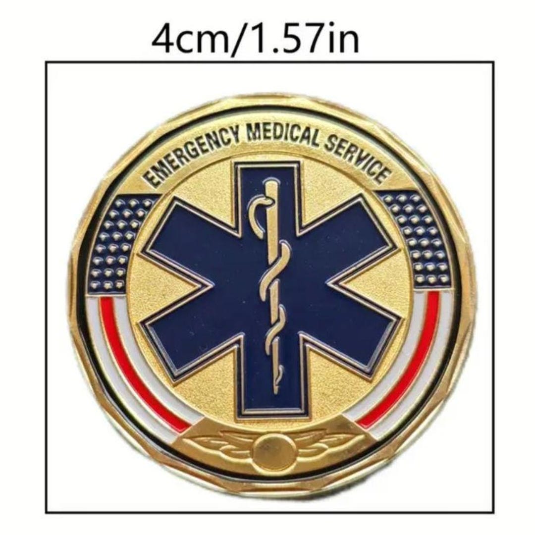 EMS-EMT First Responder Prayer Coin - A Symbol of Strength and ...
