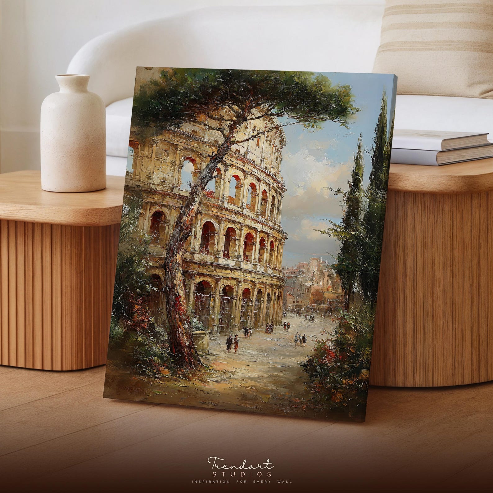 Rome Gallery Wall Set of 9 | Italian Wall Art | Kitchen Oil Painting ...