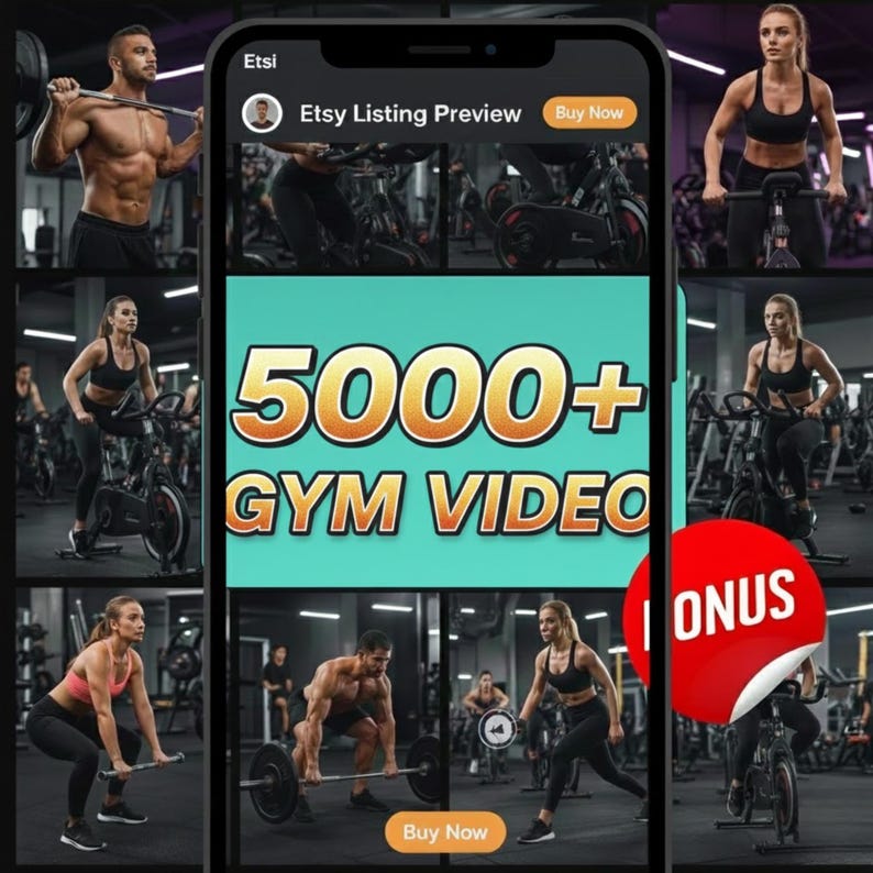 5000+ Gym & Fitness Reels Bundle | Workout Motivation (digital Download ...