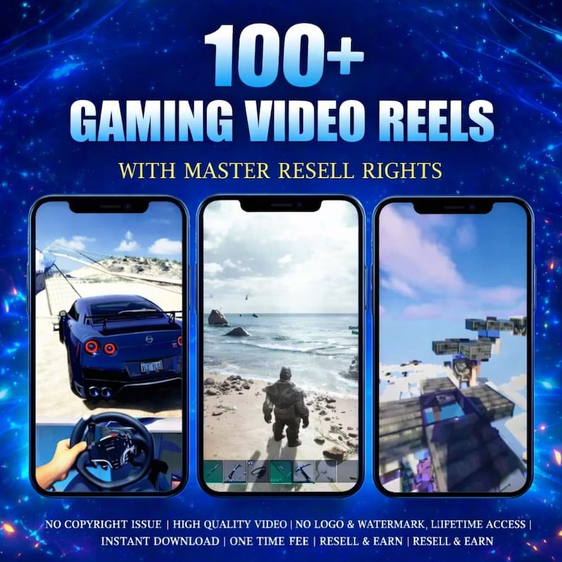100+ Gaming Reel Videos | Viral Gaming Videos for Instagram, Tiktok ...