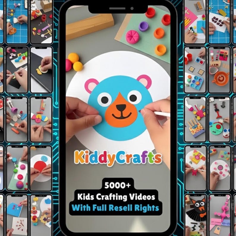 5000+ Kids Craft and Learning Videos, Tiktok Reels (digital Download ...