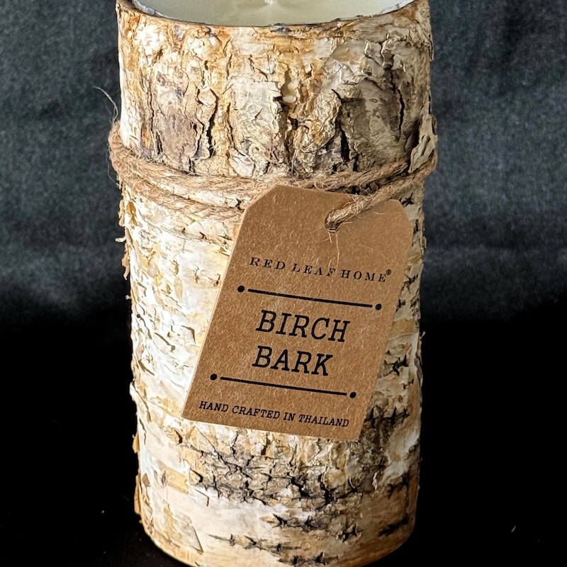 Birch Bark Candles - Etsy