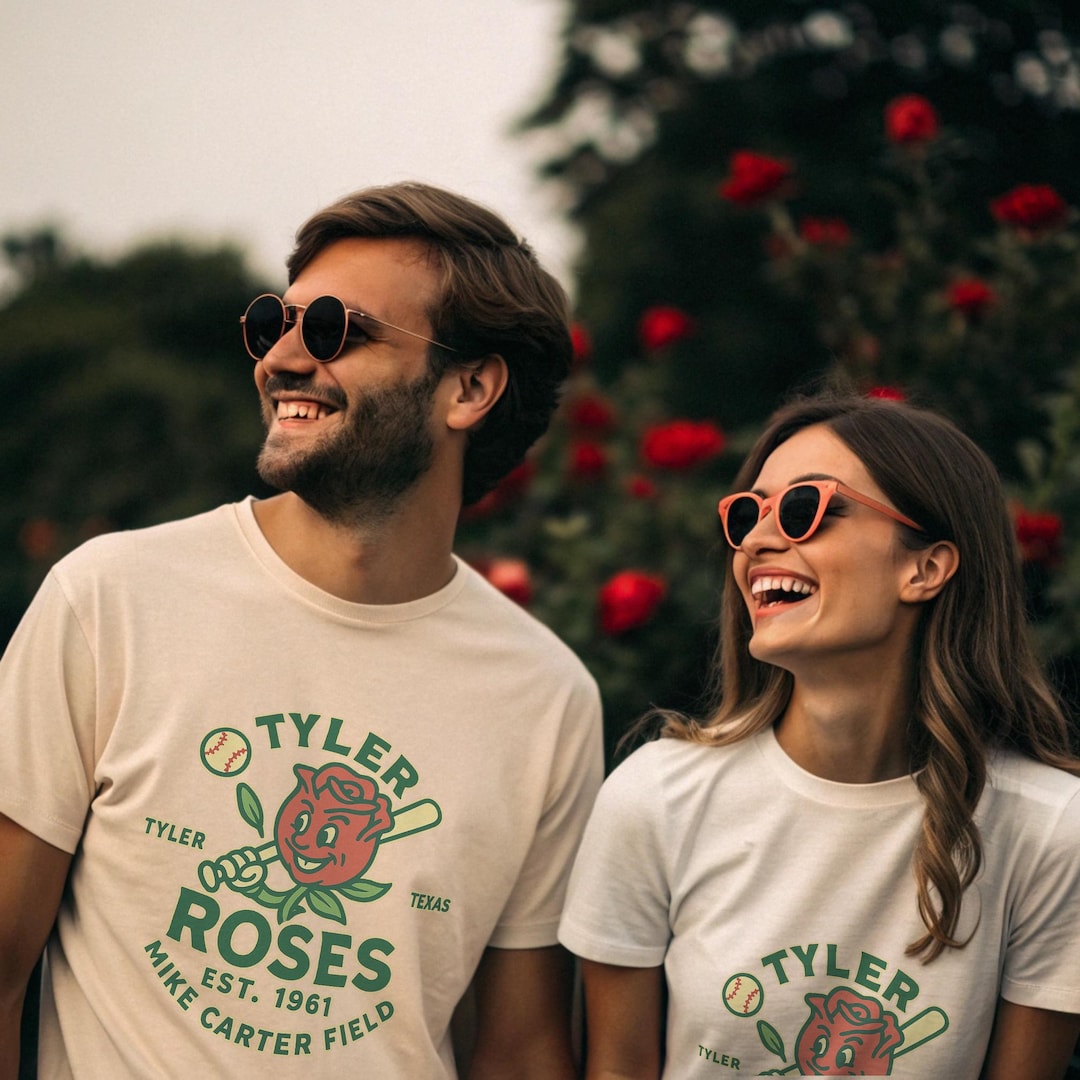 Tyler Roses Vintage T Shirt Defunct Minor League Baseball Tyler Texas ...