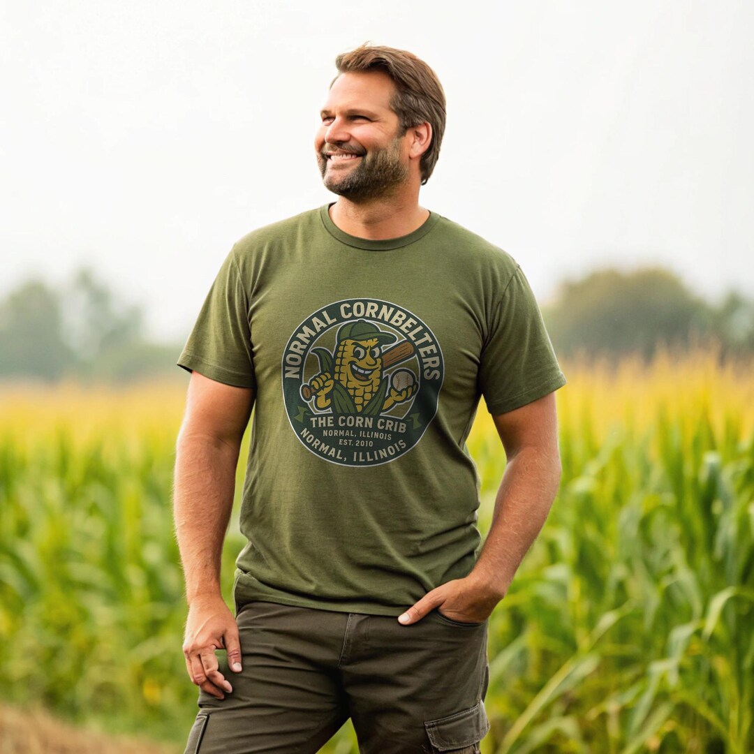 Normal Cornbelters Vintage T Shirt Defunct Minor League Baseball Shirt ...