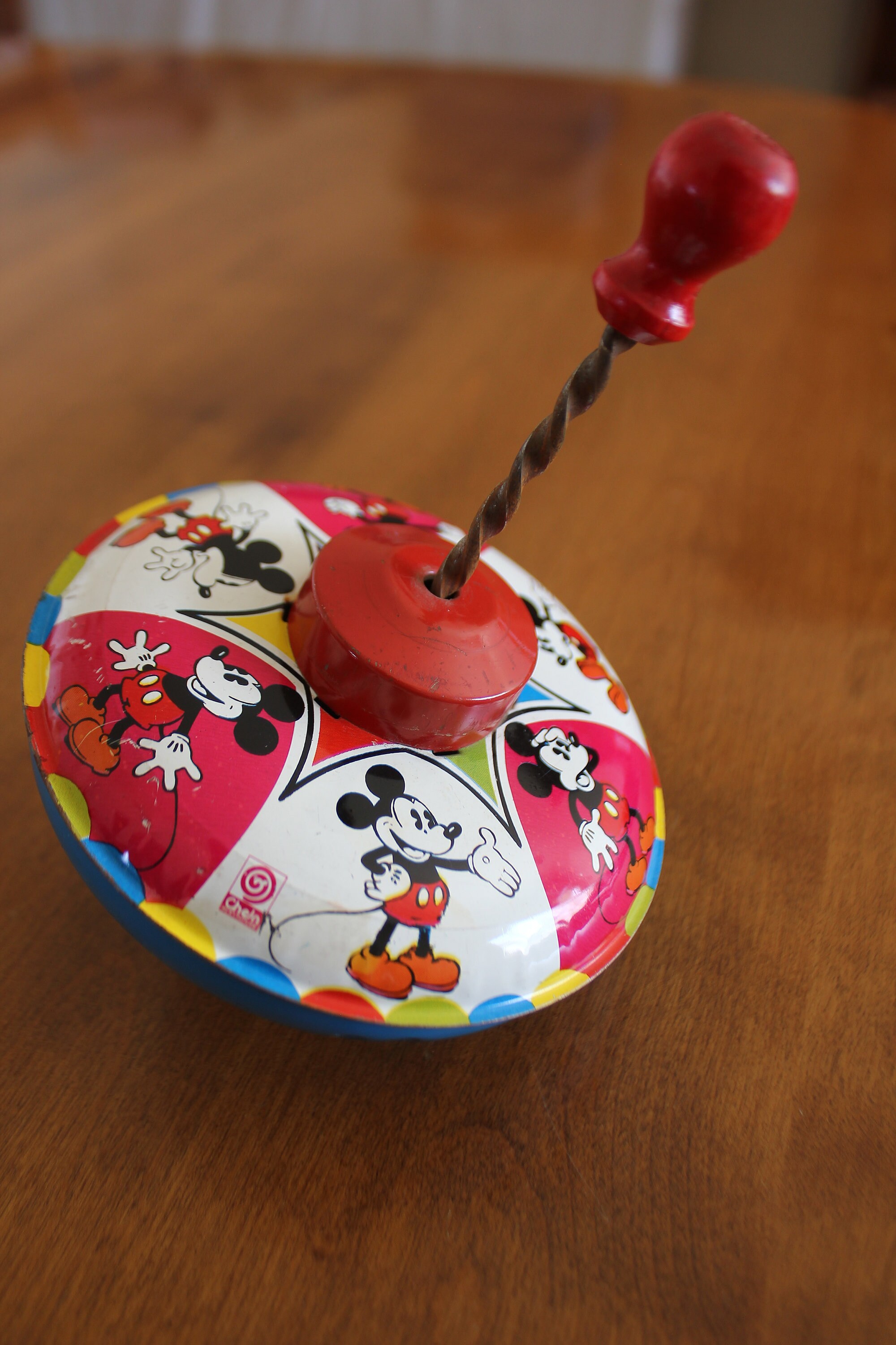 Vintage Mickey Mouse Spinning Top 1975 Walt Disney Productions - Etsy